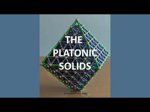The 5 Platonic Solids #shorts #everydaycrystalmagic