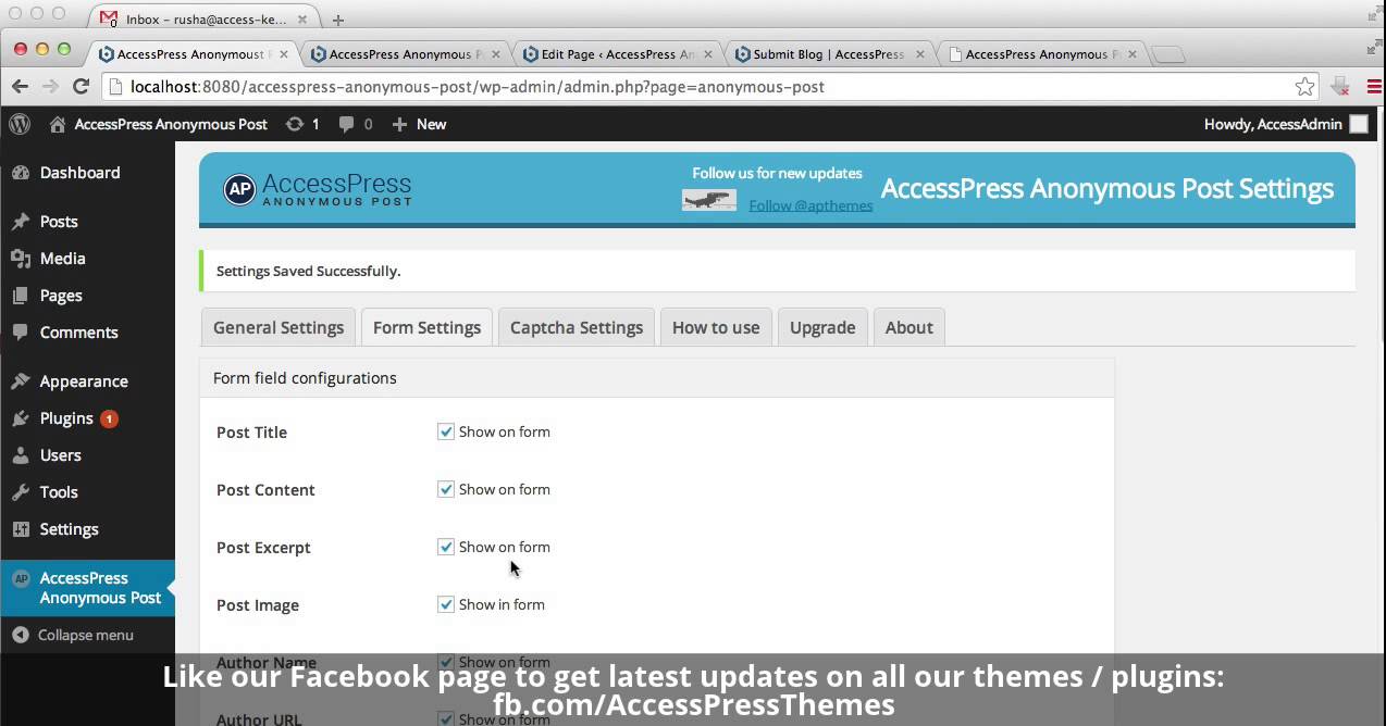 How to Use Anonymous Post Plugin - Free WordPress Plugin  | WordPress Tutorial
