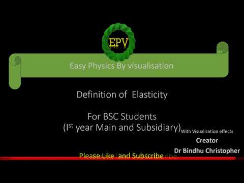 Definition of Elasticity