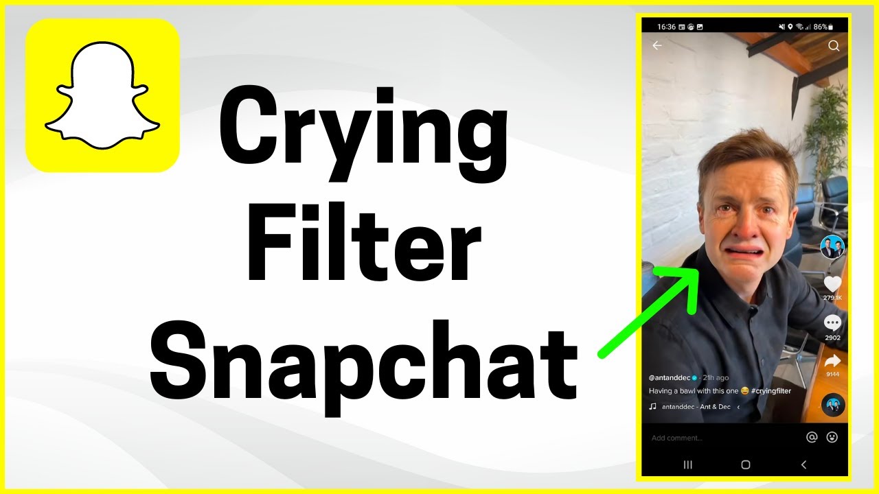 How to Get Snapchat Crying Filter | CRYING FILTER SNAPCHAT TUTORIAL