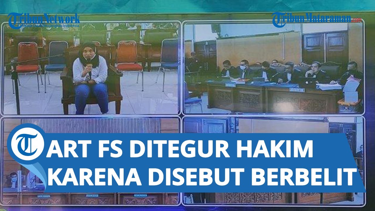 ART Sambo dan Putri Ditegur Majelis Hakim, Disebut Berbelit saat Beri Kesaksian di Persidangan ...