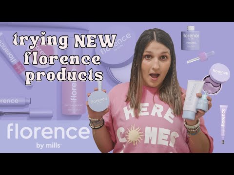 trying florence by mills' NEWEST products - gel pads, hair mask, serums, moisturizer, mist, eyeliner