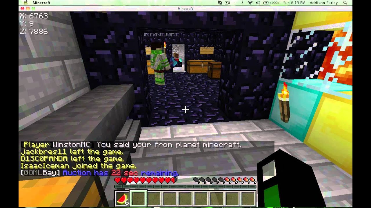 Minecraft Auction Scam