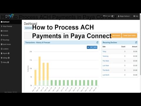 How to Process ACH Payments in Paya Connect