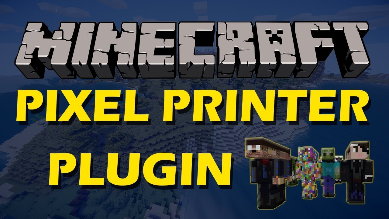 Turn images into pixel art in Minecraft using Pixel Printer Plugin