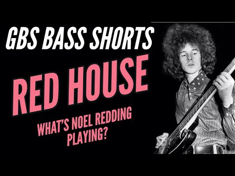 What's Noel Redding Playing On the Red House Bass Line? || Hendrix Experience #shorts