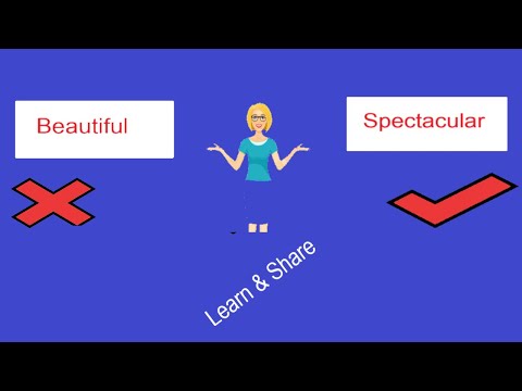 5 really cool words to describe something beautiful
