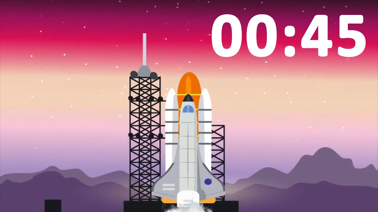 45 Second Countdown Timer with Music for Kids