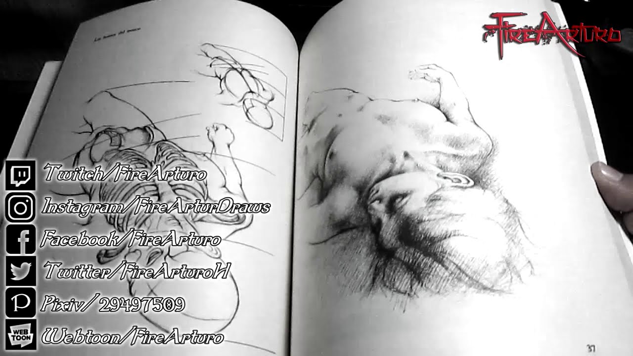 Un Libro perfecto para aprender a dibujar anatomía #FireArturo