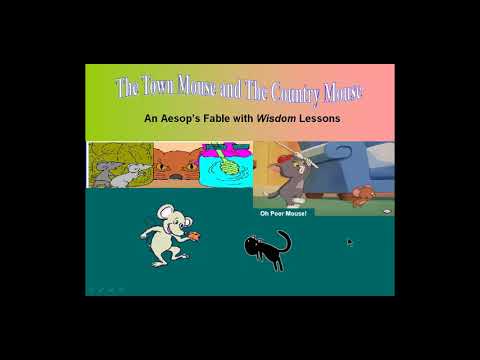 The Town Mouse and The Country Mouse - An Aesop's Fable with Wisdom Lessons