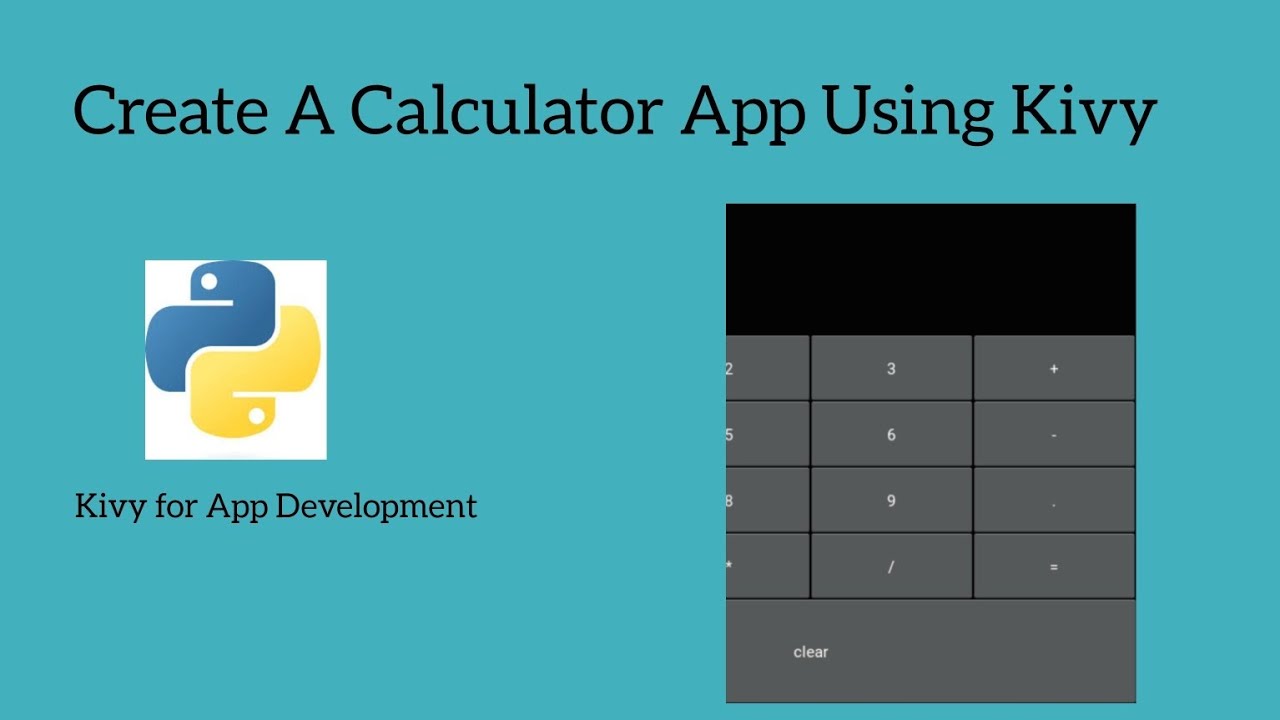 Create a Calculator GUI Using Python Kivy(Step-by-Step Visual Coding Tutorial)
