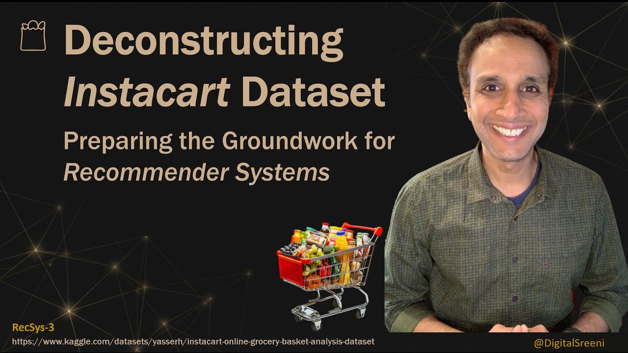 Understanding Instacart Dataset - before building recommender systems