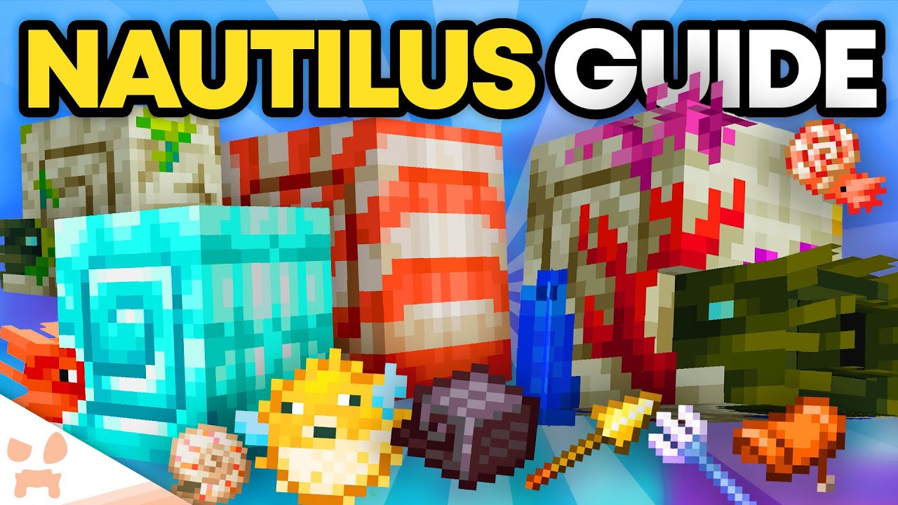 EVERYTHING ABOUT THE NAUTILUS + NEW VARIANTS IN THE NEW MINECRAFT UPDATE!