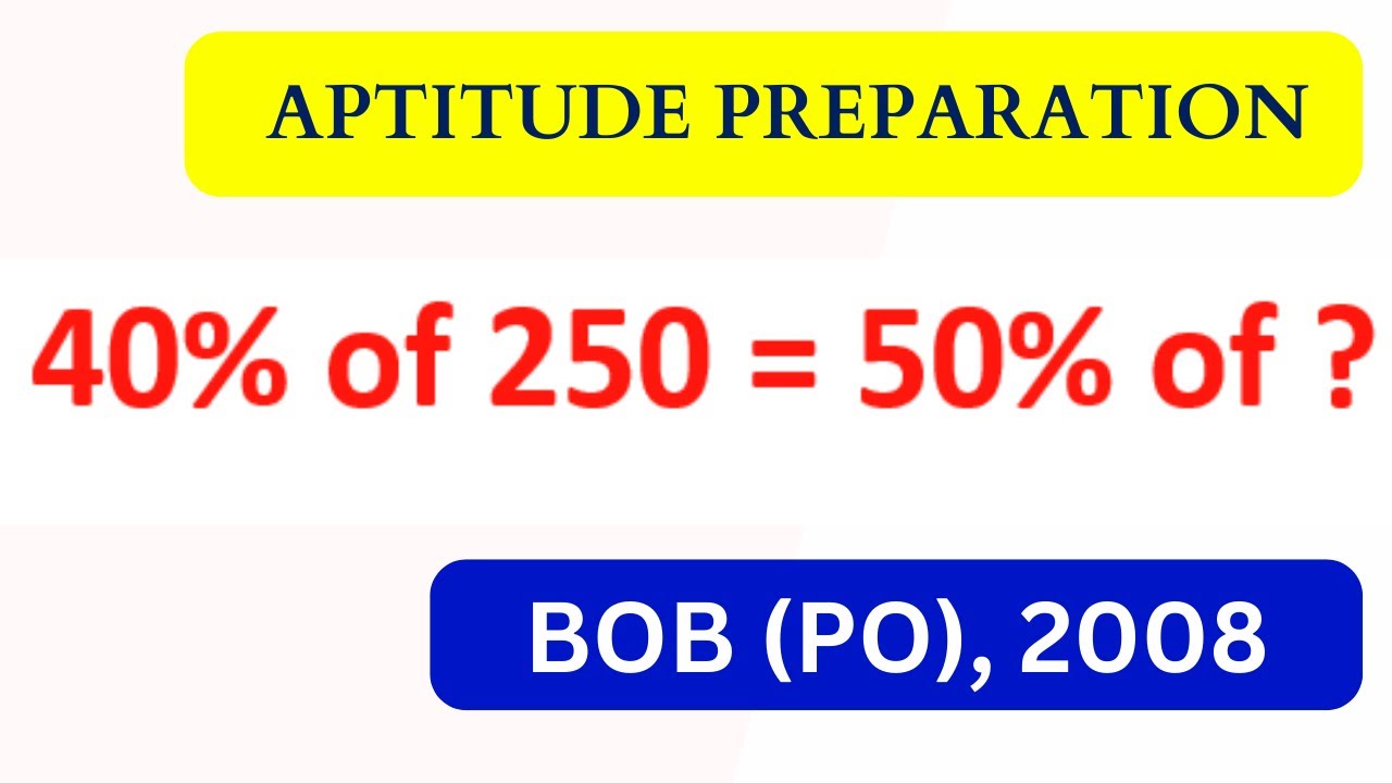 40% of 250 = 50% of ?