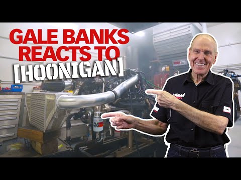 Gale Banks Reacts To Hoonigan’s Compound Turbo Duramax Engine For ...