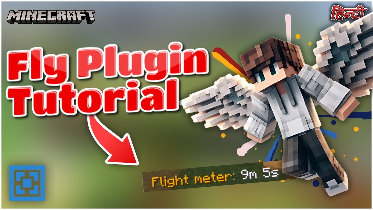 TempFly Plugin Setup | Temporary Fly Plugin Tutorial | Flying plugin Minecraft | Hindi