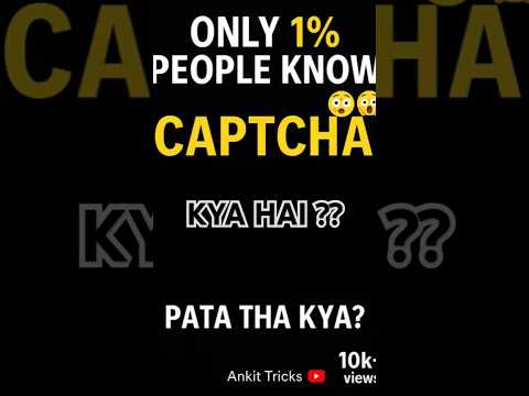 CAPTCHA ka full form pata hai? 😱 99% log nahi jaante!” #tricks #shorts #shortfeed