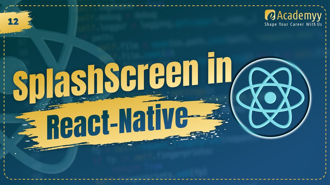 Default & Custom Splash Screen in React Native 🚀 | React Native Tutorial for Beginners (2025)