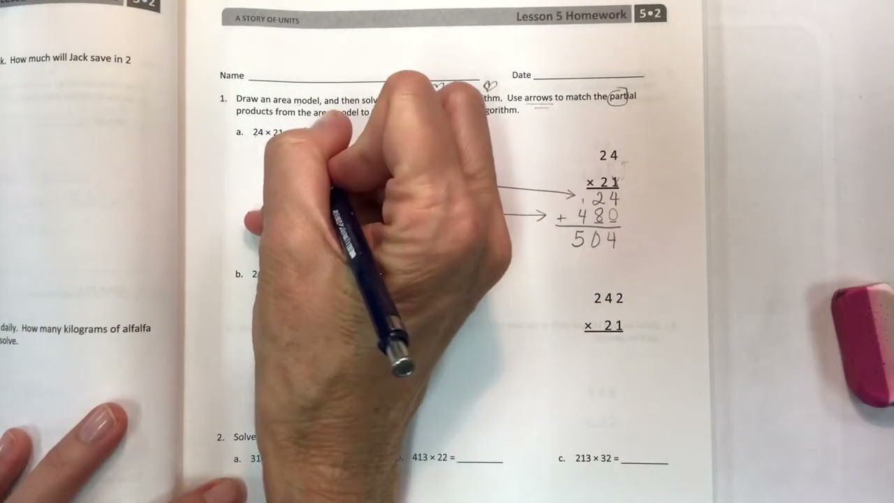 Eureka math grade 5 module 2 lesson 5 homework