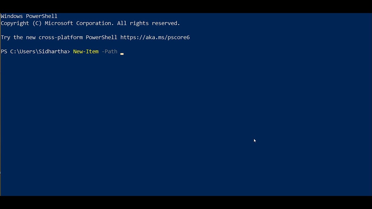 Create a new text file with Powershell