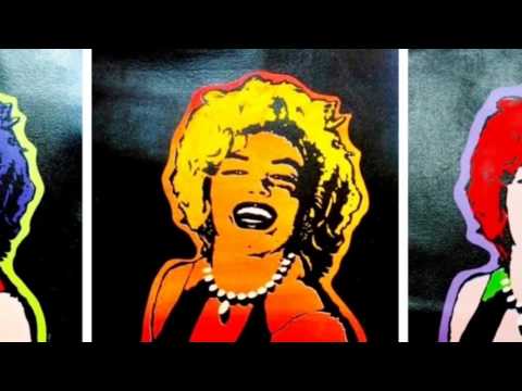 Warhol style Marilyn Monroe pop original paintings art for sale