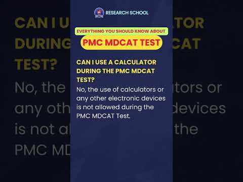PMC MDCAT Test: Calculator Usage and Alternatives