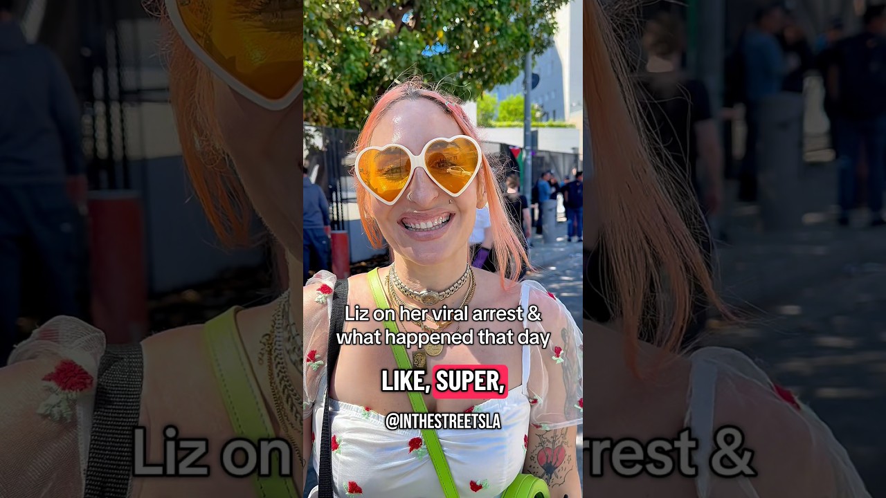 Liz went viral after being arrested dressed as the Statue of Liberty on No Kings Day 3