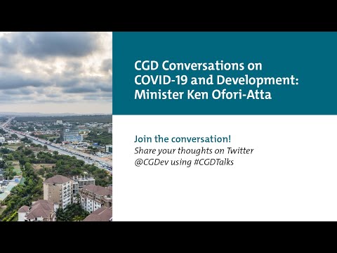 Conversations on COVID-19 and Development: Minister Ken Ofori-Atta
