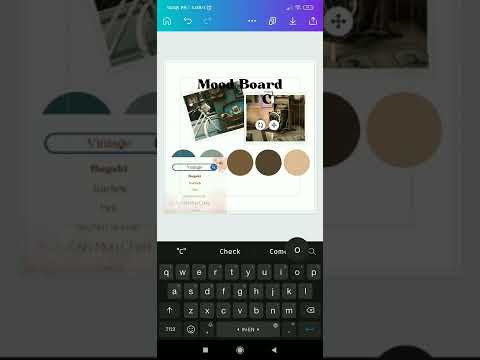 Tutorial Cara Membuat Mood Board Color Palette pada aplikasi Canva