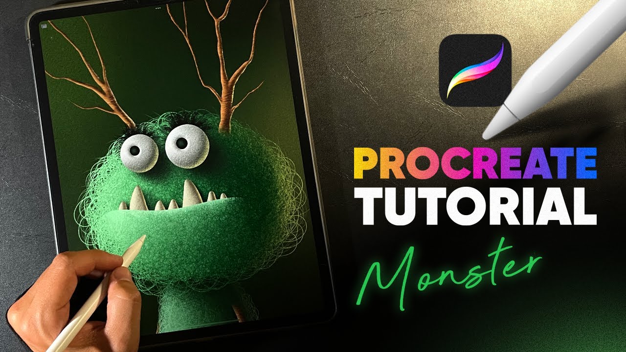 Green Monster | Procreate Step by Step Tutorial
