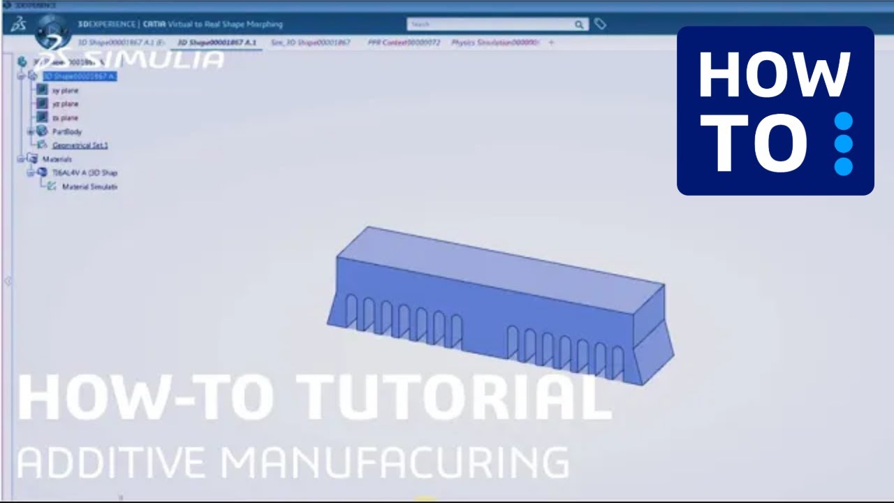 Roles & Process | Additive Manufacturing | 3DEXPERIENCE Platform Tutorial