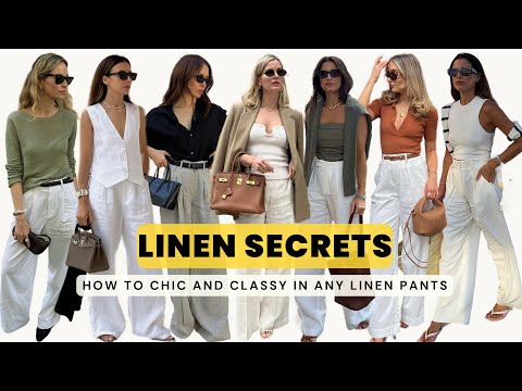 How to style linen pants to look more expensive