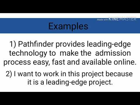 Leading Edge Meaning || Leading Edge Meaning In Hindi || 2019