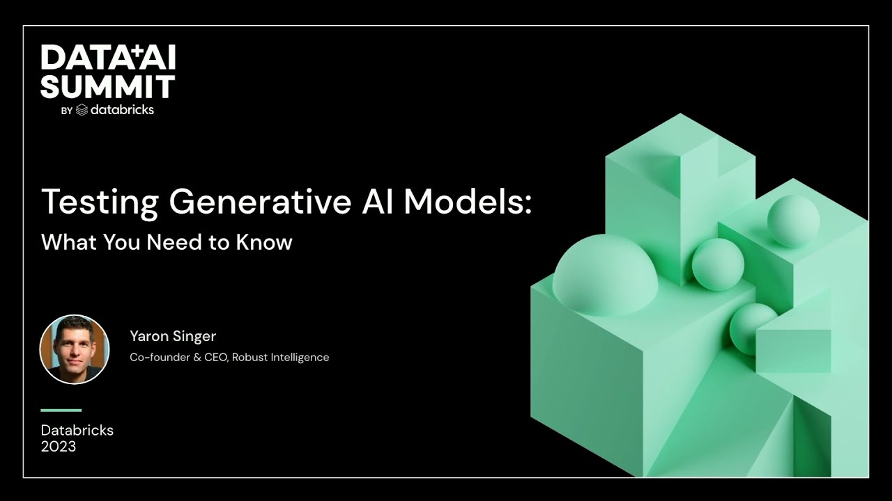 Testing Generative AI Models: What You Need to Know