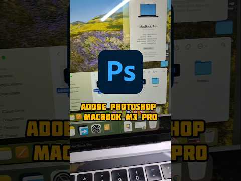 Adobe Photoshop Macbook M3 Pro | Adobe For Mac #software #apple