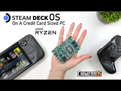 This Credit Card-Sized PC Runs Steam Deck OS! Super Tiny Ryzen X86 SBC