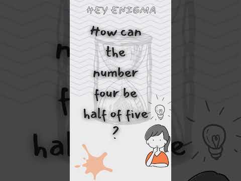 4= 5/2 ?🤔😶🌫️ | Hey Enigma #riddles #puzzle #quiz #braingames