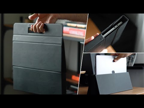 The Ultimate 5-in-1 Laptop Sleeve for Hybrid Work | Sleekstrip - Standing Laptop Sleeve Review