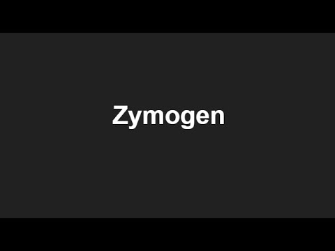 Meaning of Zymogen