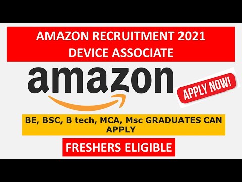 Amazon Device Support Recruitment 2021 I Amazon Job For Fresher I Eligibility ,Salary ,NO Experience