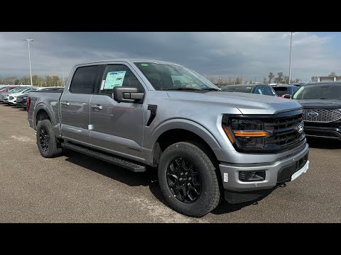 2024 Ford F150 XLT Powerboost 302A 18 inch Wheel Black Appearance Pack Powerboost Full Walk Around!