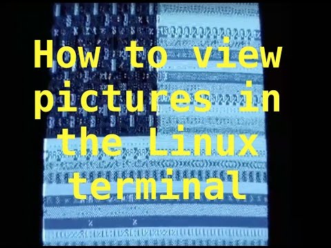 How to view images in Linux terminal