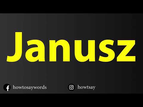 How To Pronounce Janusz