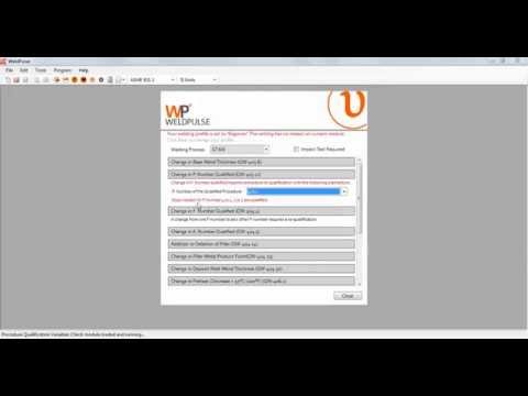 Change in P number and F number for GTAW (WeldPulse Software)