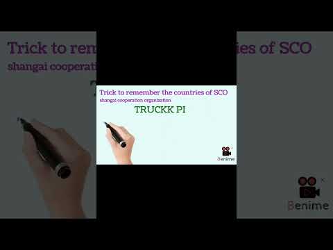 Shanghai cooperation organization member countries || SCO members || trick to remember