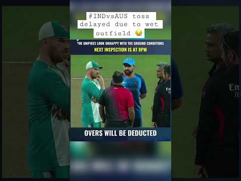 #INDvsAUS toss delayed due to wet outfield 😪 next Inspection 8.00 PM #shorts #cricket #rohitsharma