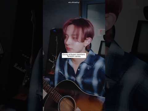 Giving enhypen members fandom names | @ethvrhee |