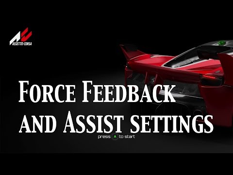 Assetto Corsa: My Force Feedback and Assists Settings