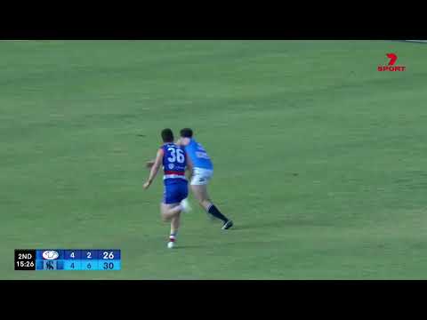 Rd 6 Hostplus SANFL Snapshot - Sturt's Lachie Burrows shows off his soccer skills