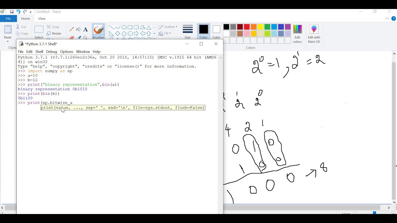 Numpy(Numeric Python) -Bit wise AND Operator Example